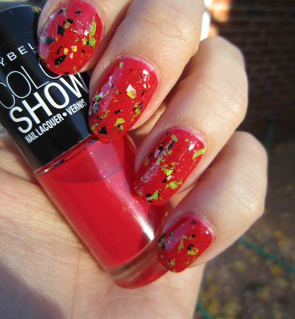 Abstract Modern Christmas Nails