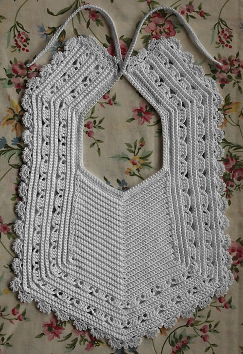 Beautiful Skills - Crochet Knitting Quilting : Heirloom Crochet Bib ...