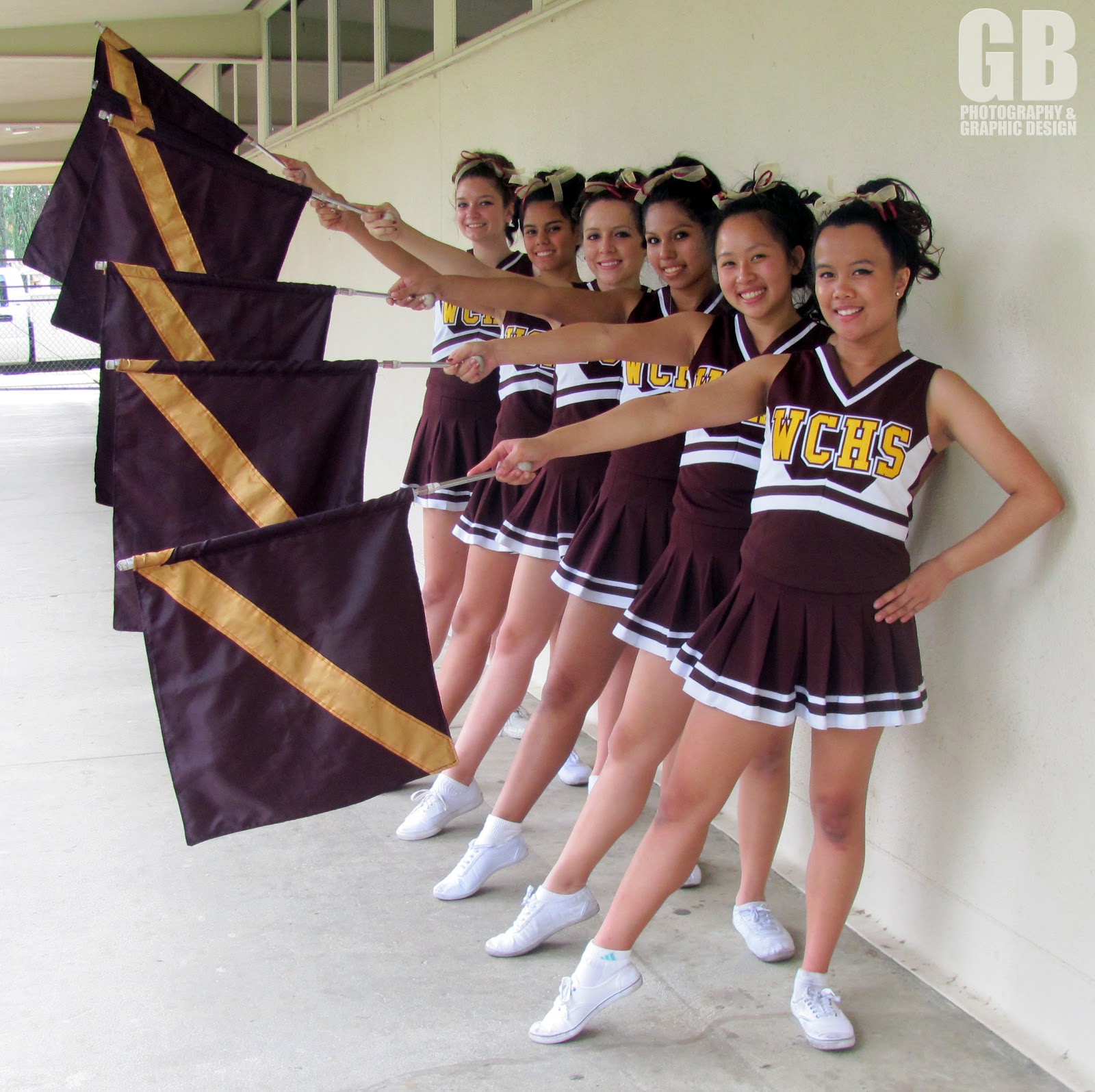 GB Photography & Graphic Design: WCHS Pep Flags Photoshoot