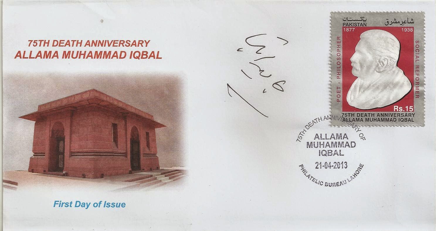 .: Signatures of Allama Iqbal's Family Members on Souvenir Covers of ...