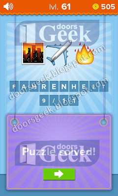 EmojiNation [Level 61] Answer ~ Doors Geek