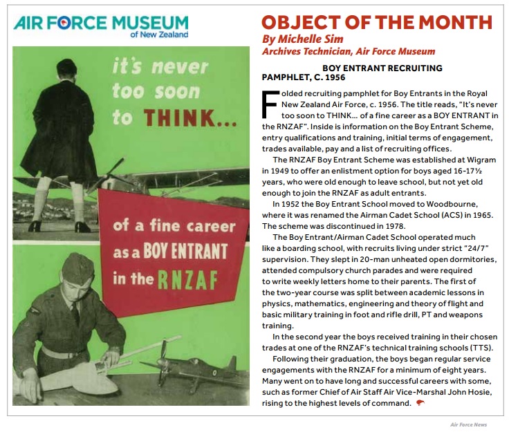 RNZAF 13th Boy Entrant Course 1959: OUR STARTING POINT...