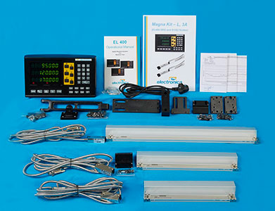 Kits with EL400 and S1S2 Open type magnetic encoder Lathe Kits