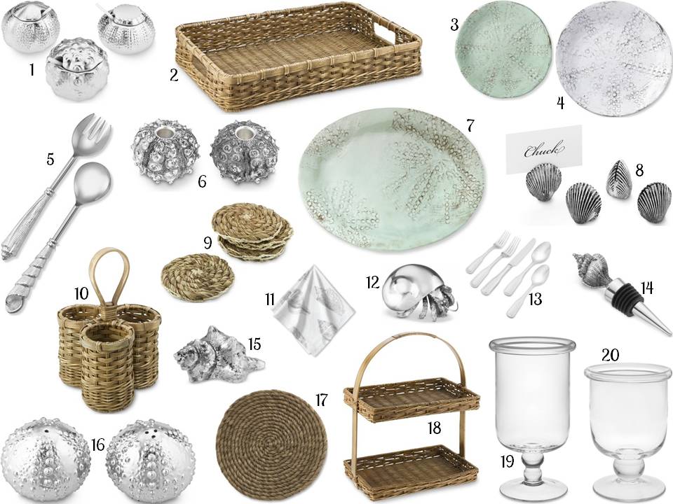 Coastal Mediterranean Table Setting - Beautifully Seaside