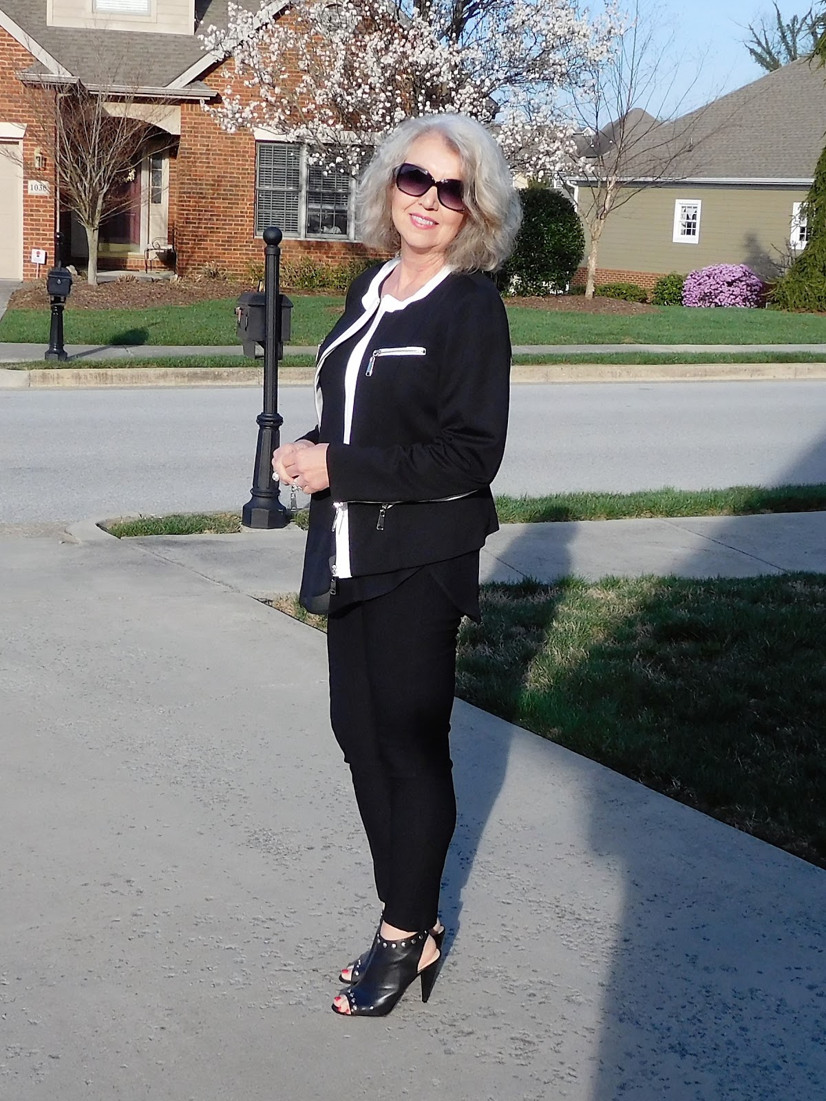 Fifty, not Frumpy: Black and White for Spring