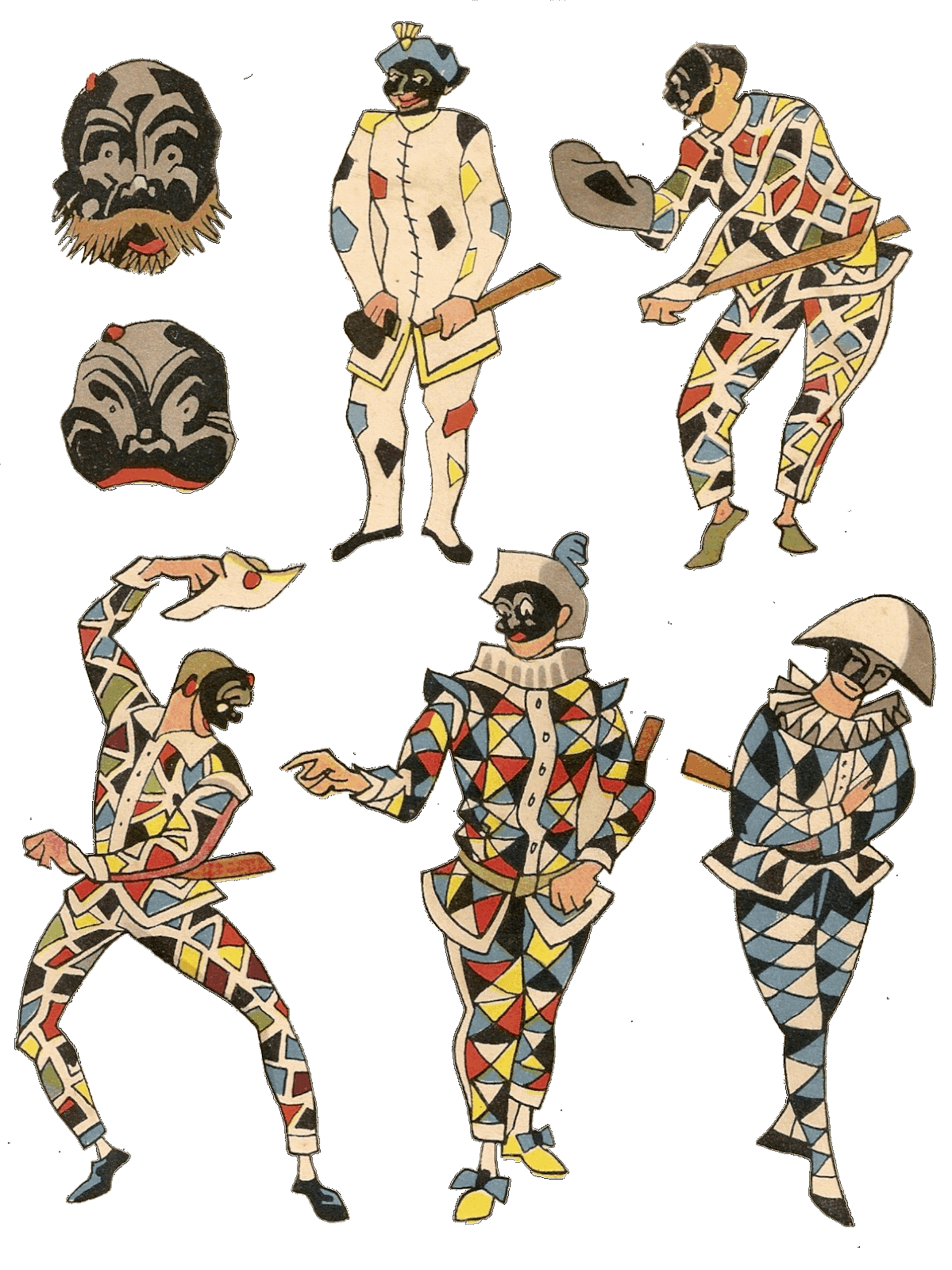 Popinga: Arlecchino e il problema dei quattro colori