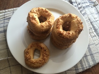 Turkish Simit Sesame Cookies - Baking with Eda