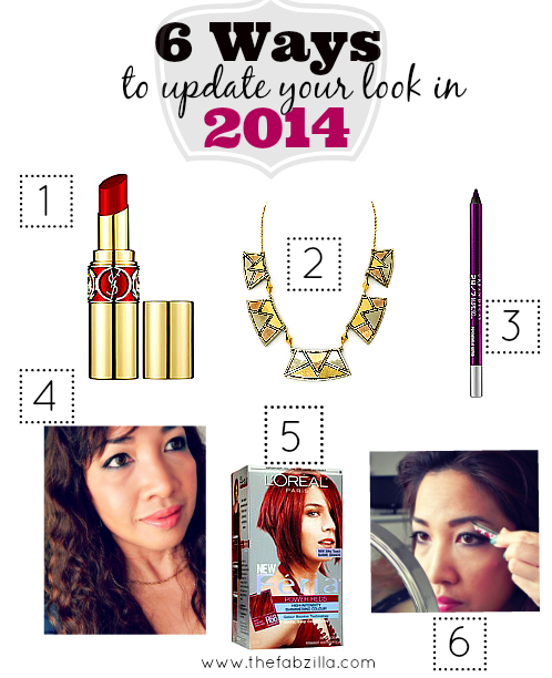 6 Ways To Update Your Look in 2014 - thefabzilla