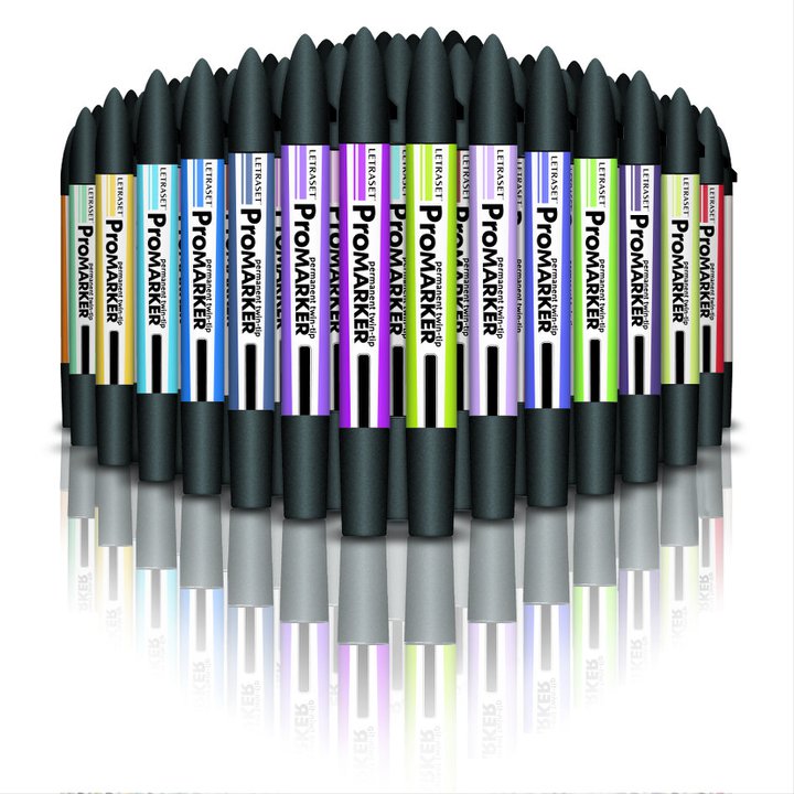 PaigeeDraw: New! Letraset Promarker 30 - Drawing Set A