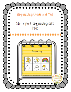 Sequencing Cards and Mat ~ Preschool Printables