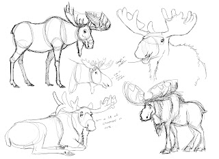 Elora's Sketchcan: Meese? Moose? ....Moxen?