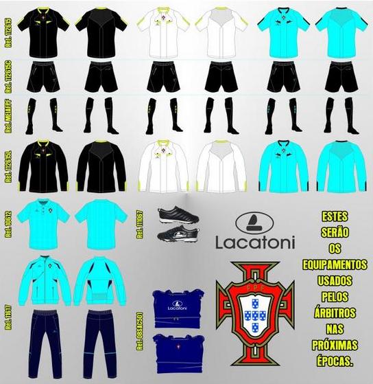 Equipamentos Lacatoni para árbitros da FPF ~ Arbitragem Algarvia