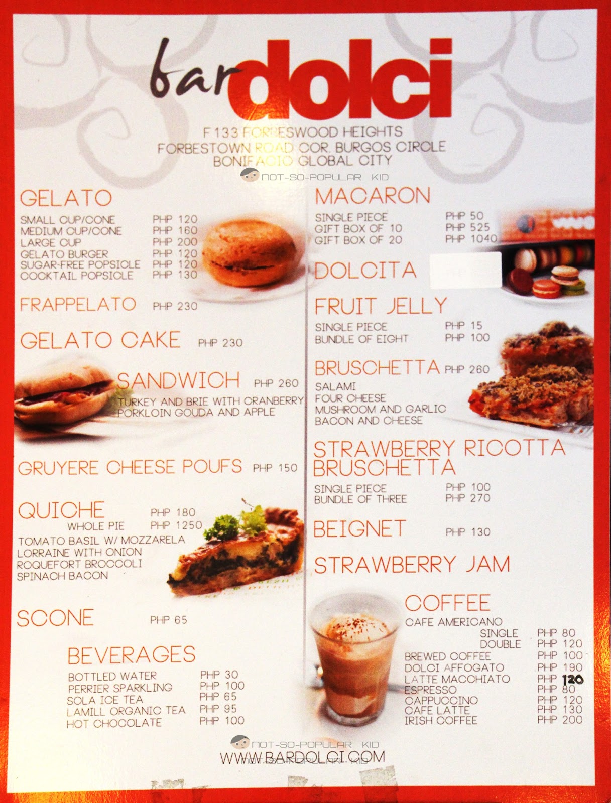 Gelato and Macarons in BAR DOLCI in Burgos Circle - A Not-So-Popular ...