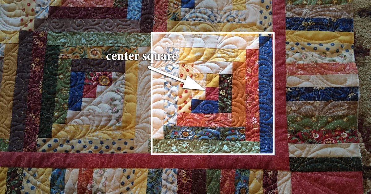 Carrie On The Prairie: Barb's Log Cabin quilt