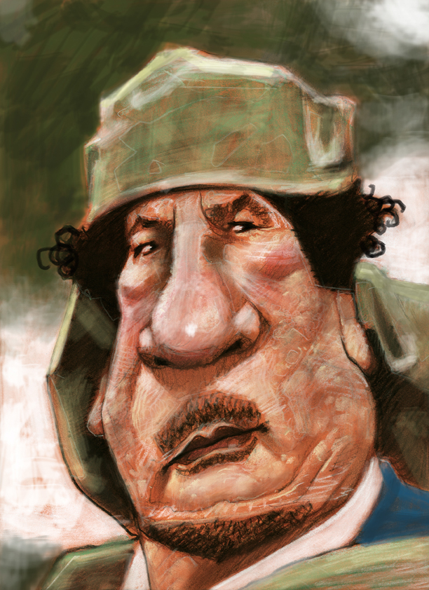 el personaje del día: Muamar el Gadafi