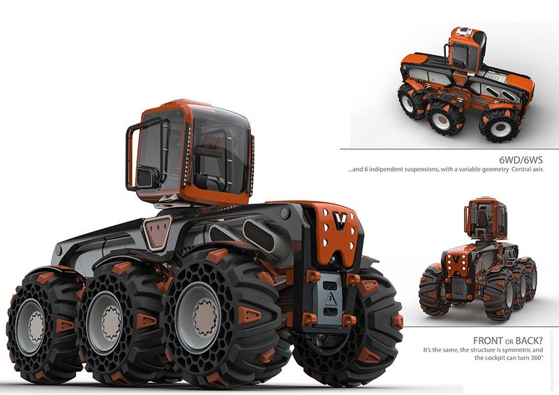 Tecnoneo: El concepto 'Triple V' Tractor Works se adapta a cualquier ...