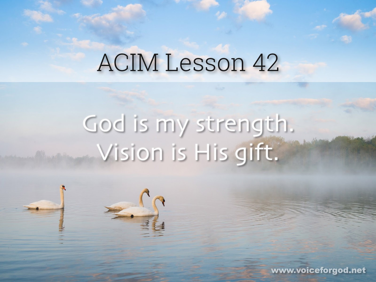 Miracle Life: ACIM Workbook Lesson 42