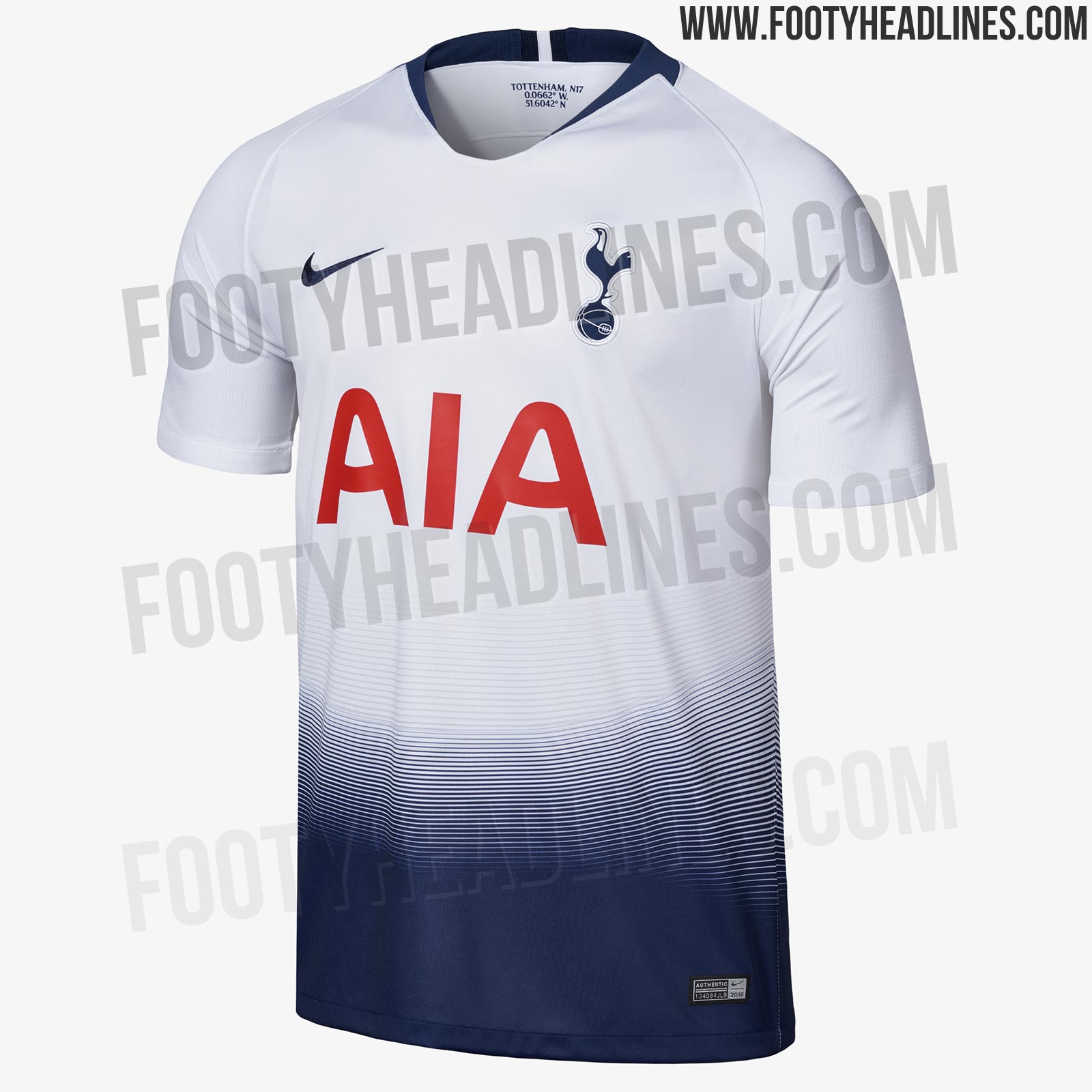 Nike Tottenham Hotspur 18-19 Home & Away Kits Leaked - Footy Headlines