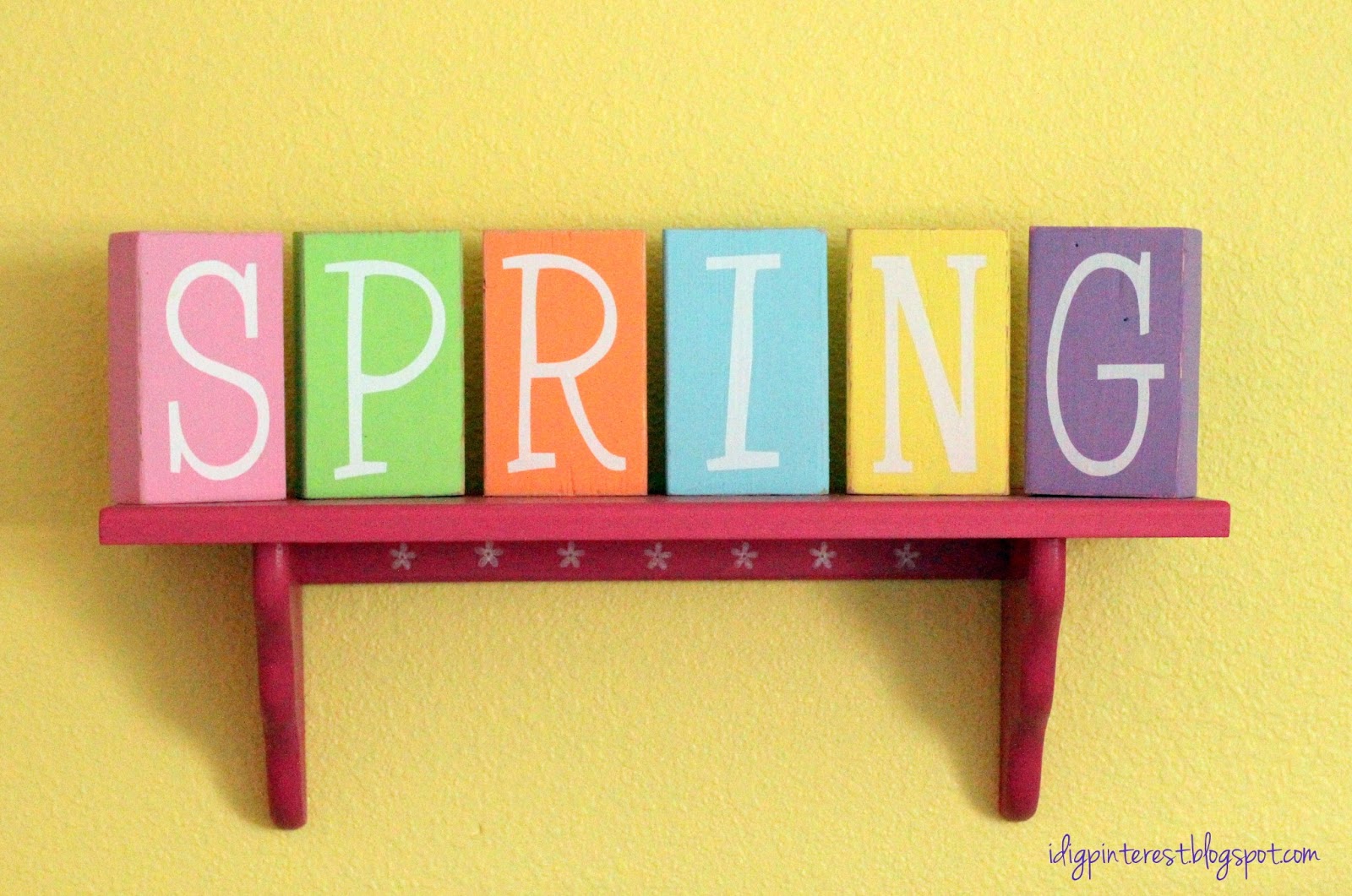 SPRING Blocks - I Dig Pinterest