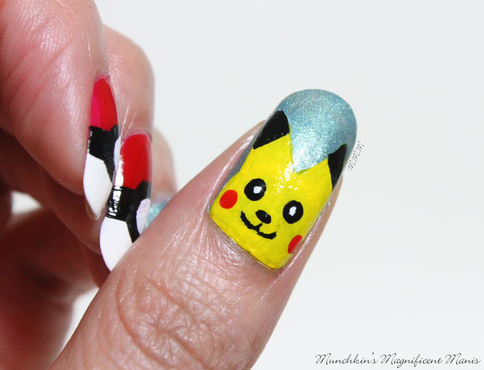 Munchkin’s Magnificent Manis: I Choose You Pikachu- Pikachu Nail Design
