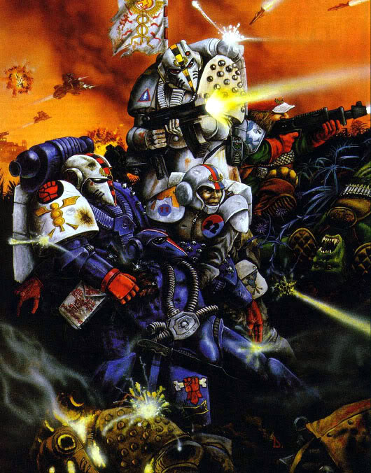 Project Anvil: Oldhammer: Inspiration: Art of 40K