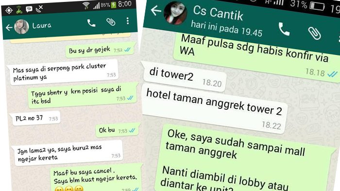 Chat Lucu Driver Gojek dan Pelanggan, Lucu Pull - Kocak Pull