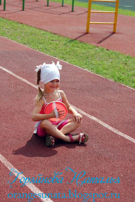 Оранжевая Соната: Косынка на резинке