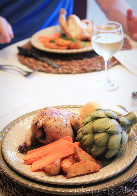 Random food on a plate post