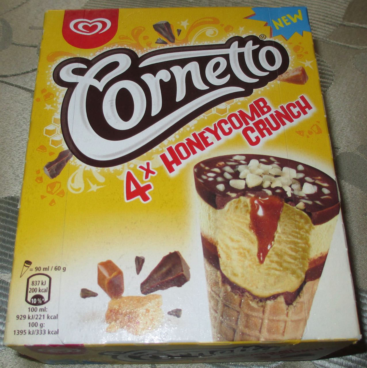 FOODSTUFF FINDS: New Honeycomb Crunch Cornetto (Morrisons) By @Cinabar