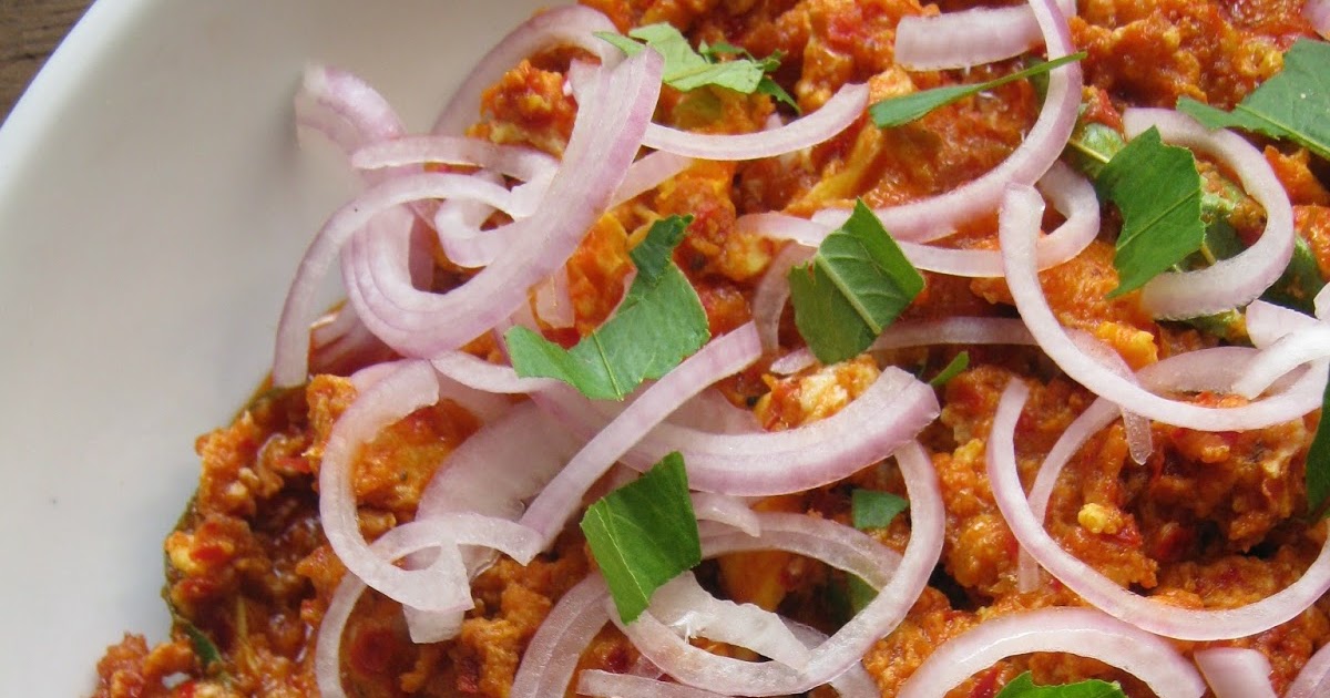 KARI LEAFS ... Malaysian flavour's: SCRAMBLE EGG SAMBAL