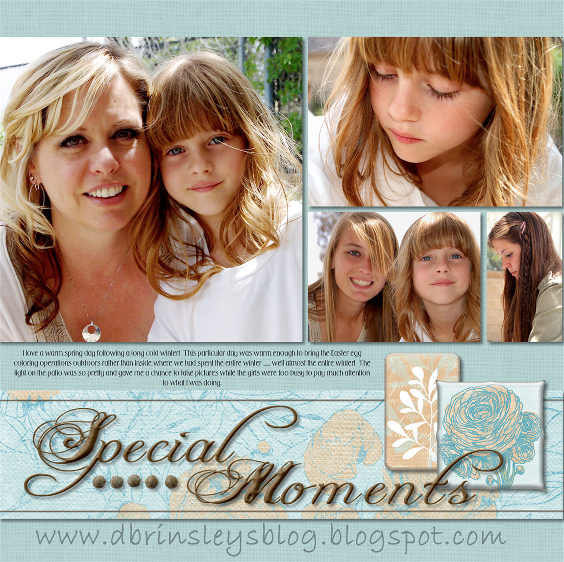 D. Brinsley's Memory Keeping Blog: 4 Simple Steps to Creating an Album Page