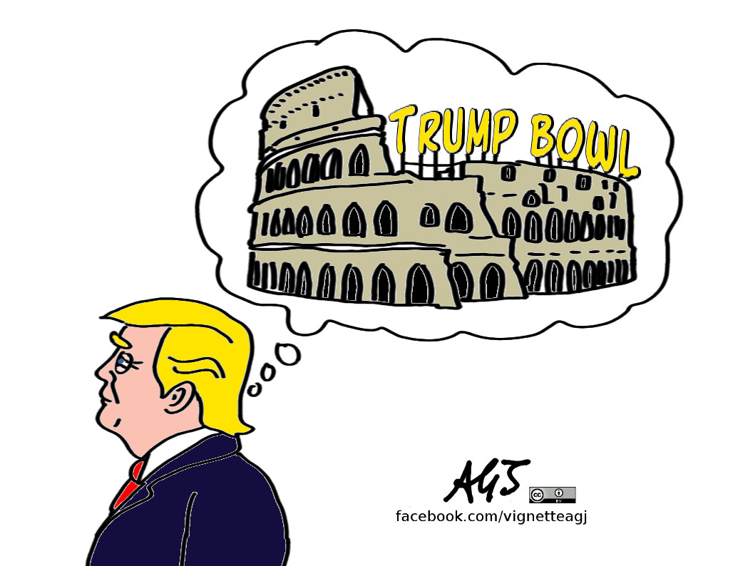 Vignette di AGJ: Trump in Italia
