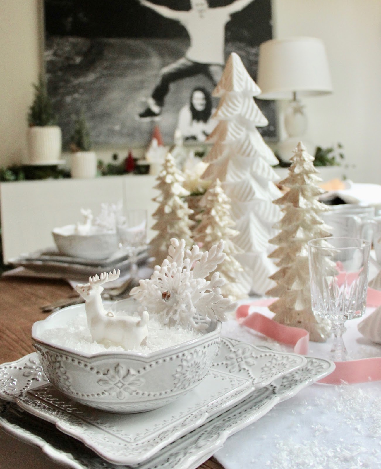 My Sweet Savannah Winter Wonderland Table Setting my-sweet-savannah-winter-wonderland-table-setting