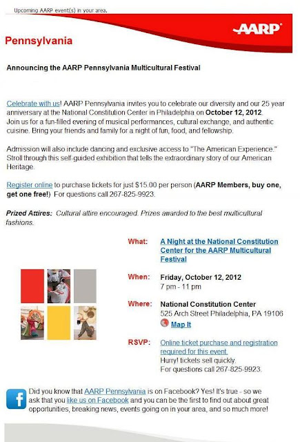 The Lady(Bug) of the Household: AARP Pennsylvania Multicultural Festival