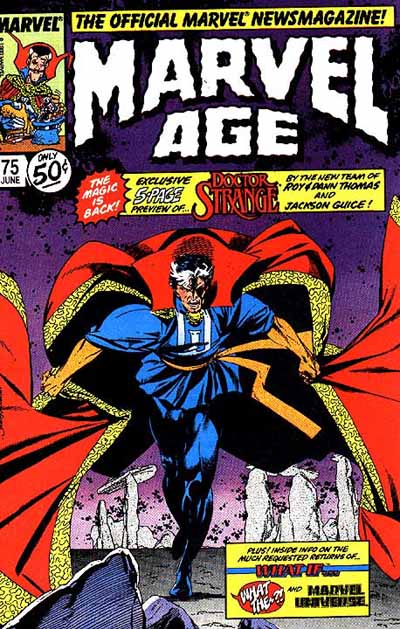 Marvel Comics of the 1980s: 1989 - Anatomy of a cover - Marvel Age #75