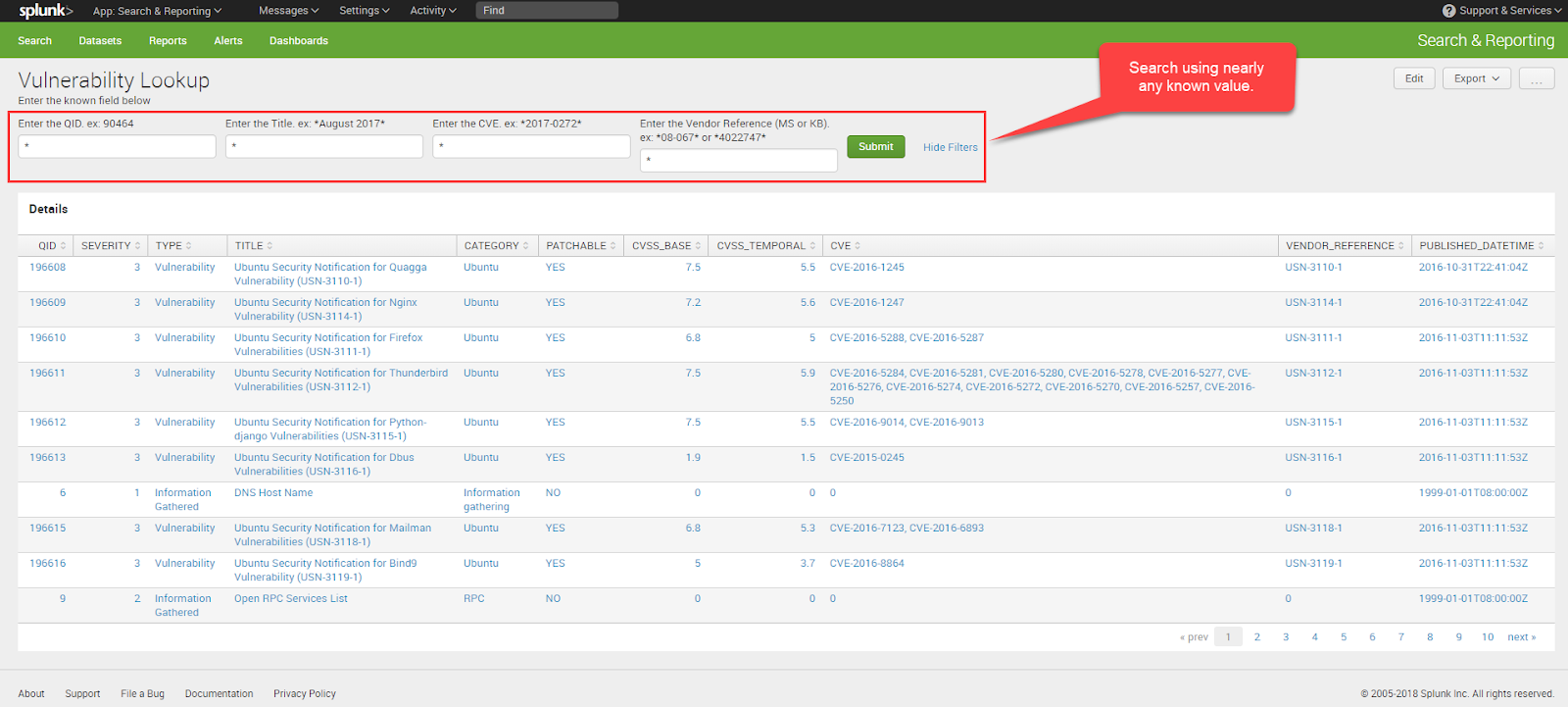 SecuritySynapse: Splunk Vulnerability Lookup Tool Using the Qualys ...