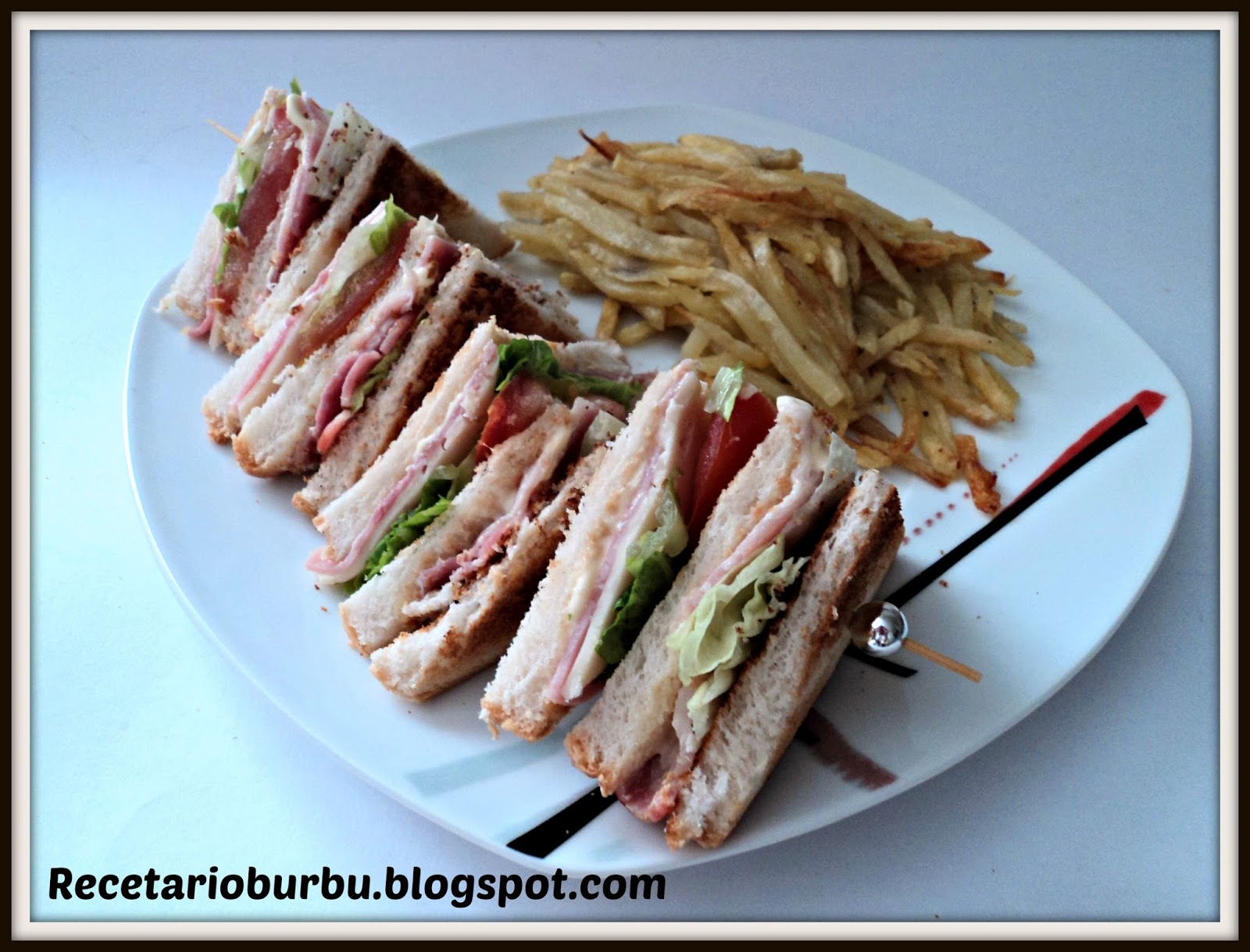 Recetario Burbu: Sandwich vips club