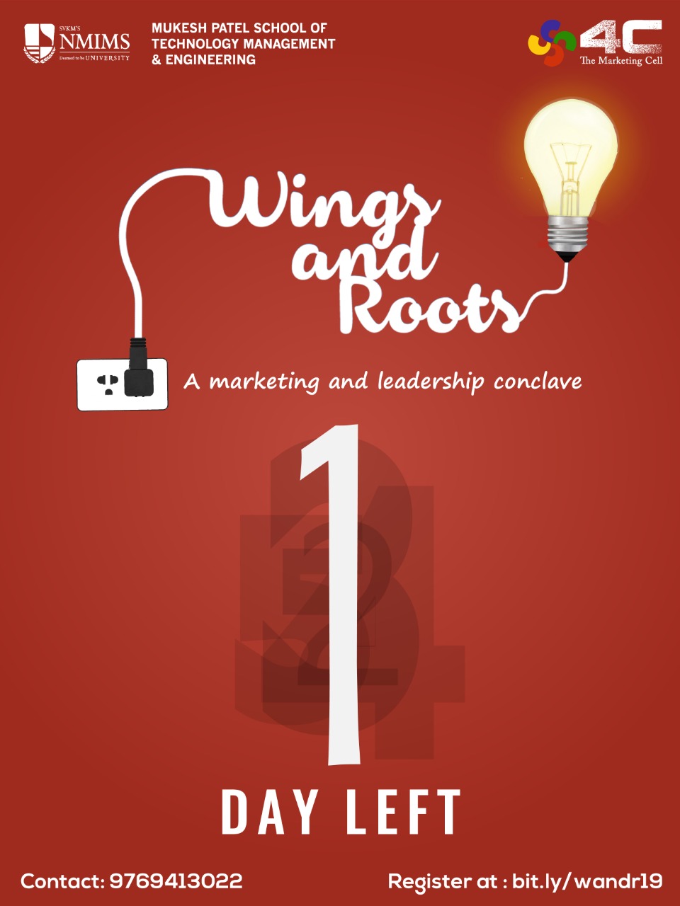 Countdown poster for an event