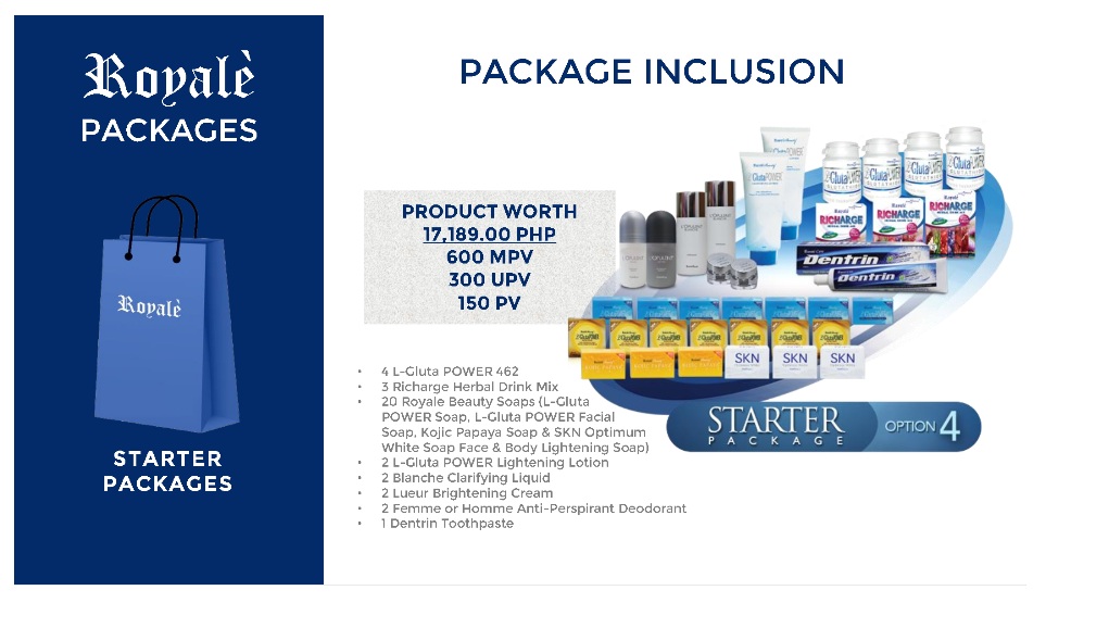 Royale Starter Packages 2017