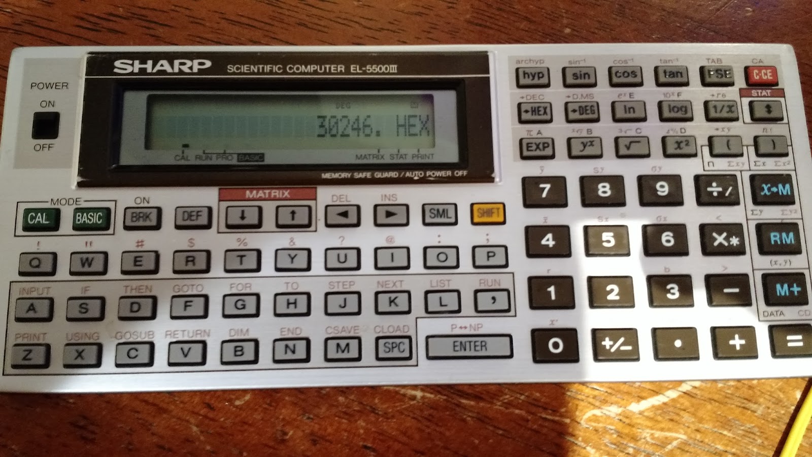 Eddie's Math and Calculator Blog: Retro Review: Sharp Scientific ...