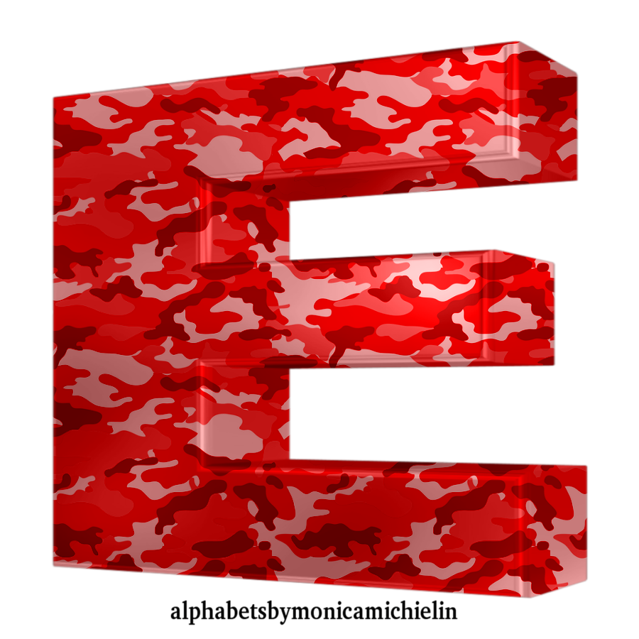Camouflage Free Png : RED CAMOUFLAGE ALPHABET PNG, ALFABETO CAMUFLADO ...