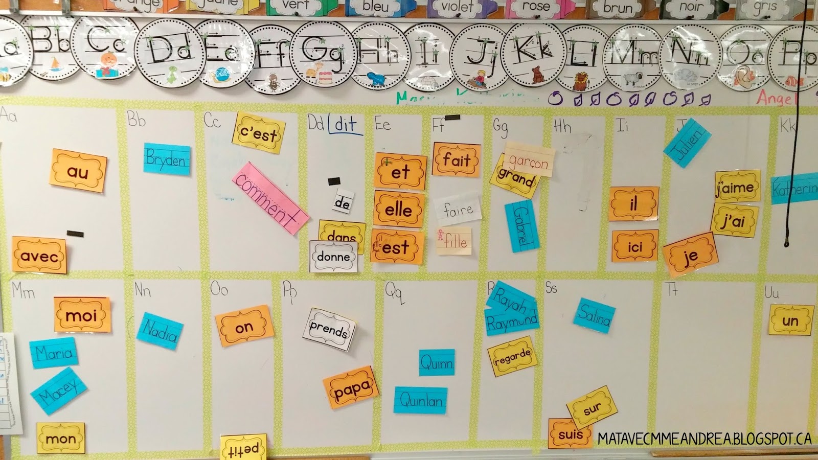 Word wall hows & whys - Enseignons Ensemble