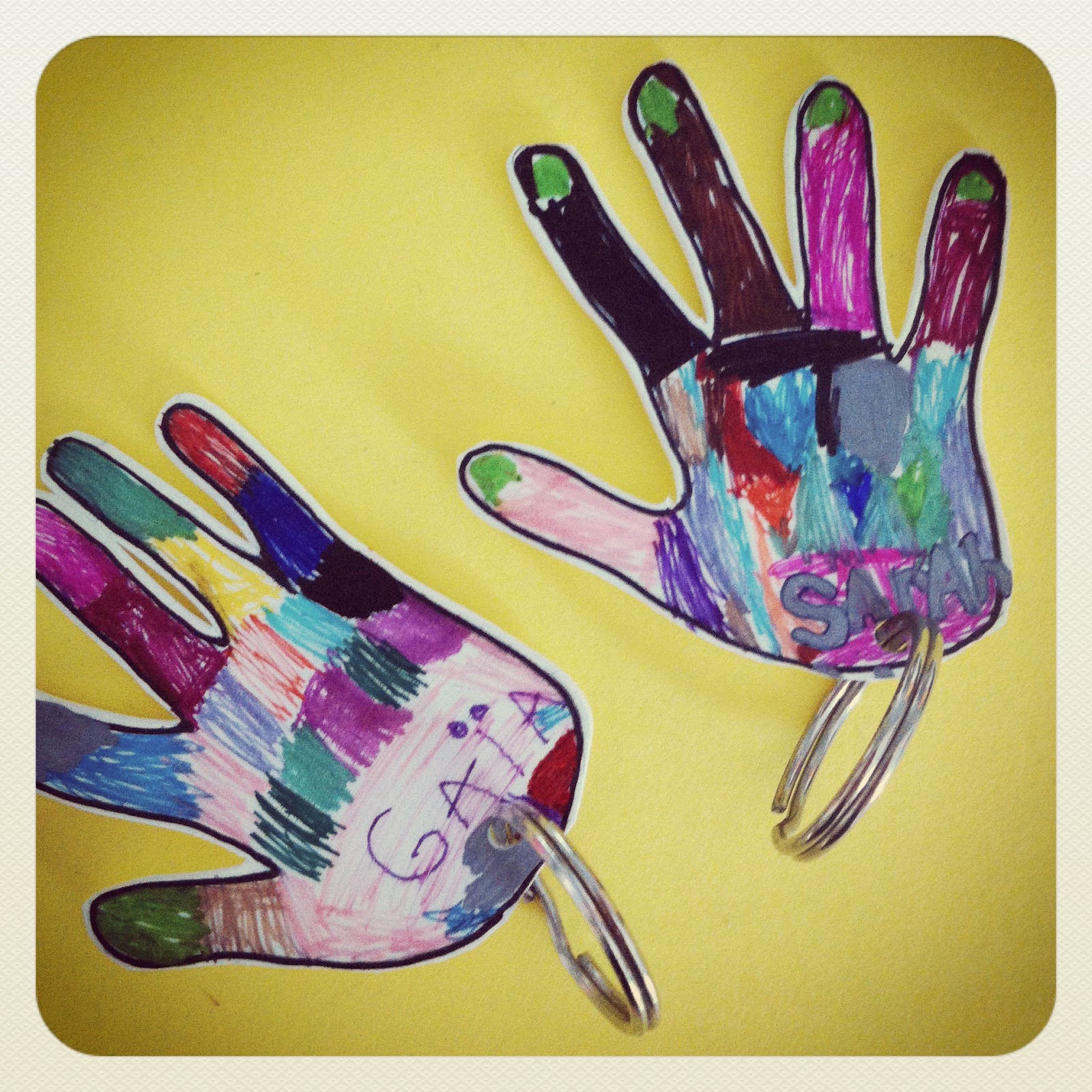 Shrink Art Hand Keychain! | Gettin' Crafty with Natalie