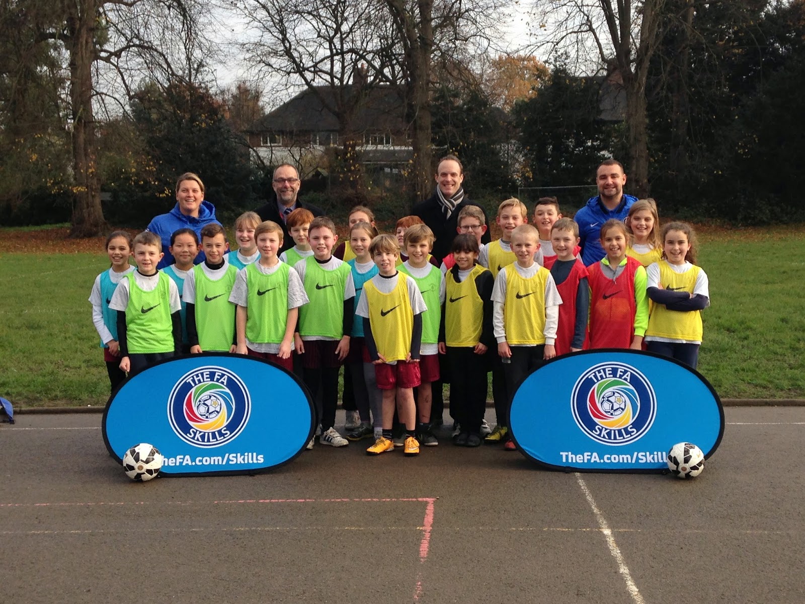 Football Skills on Show at Claygate Primary School | Dom Raab's Blog