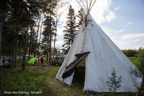 CENSORED NEWS: Mohawk Ben Powless Photos: Walkers arrive for Tarsands ...