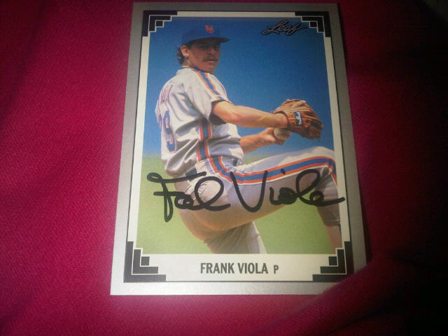 My TTM Baseball Autographs and more: Frank Viola Autograph Arrives Day ...