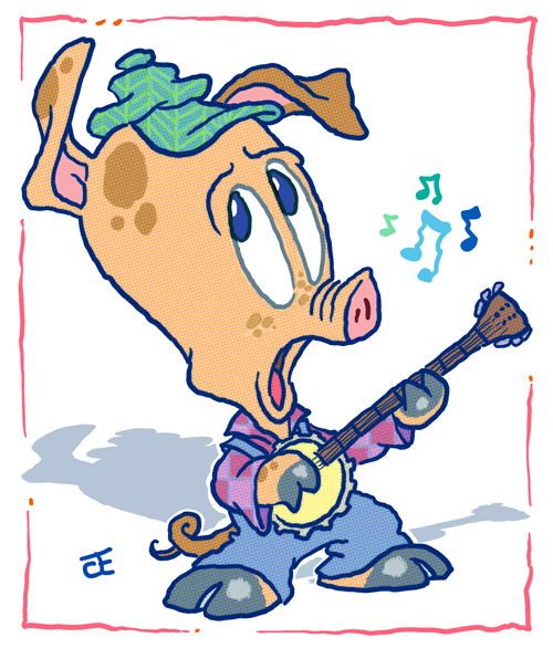 Dueling Banjo Pigs