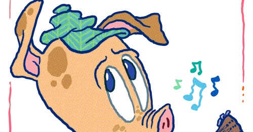 Dueling Banjo Pigs: Jim Engel: Big Head Banjo Pig