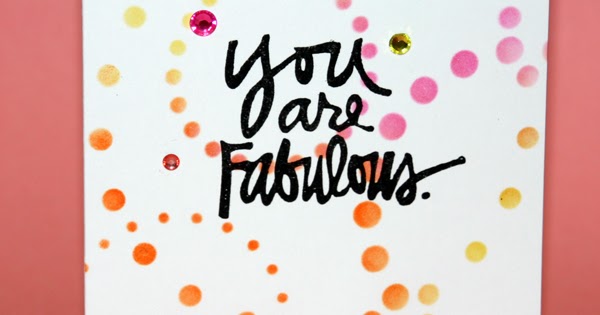 Cards by Maaike: you are fabulous