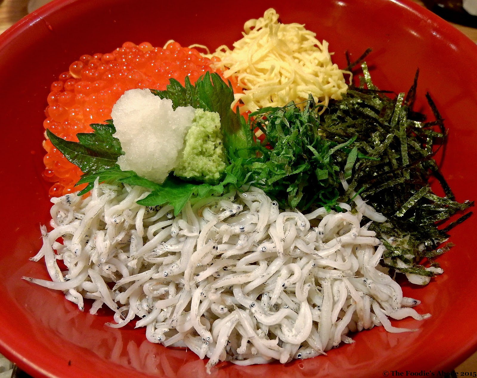 The Foodie's Abode: Delights of Kanto (2): Shirasu-don at Wasai Yakura ...